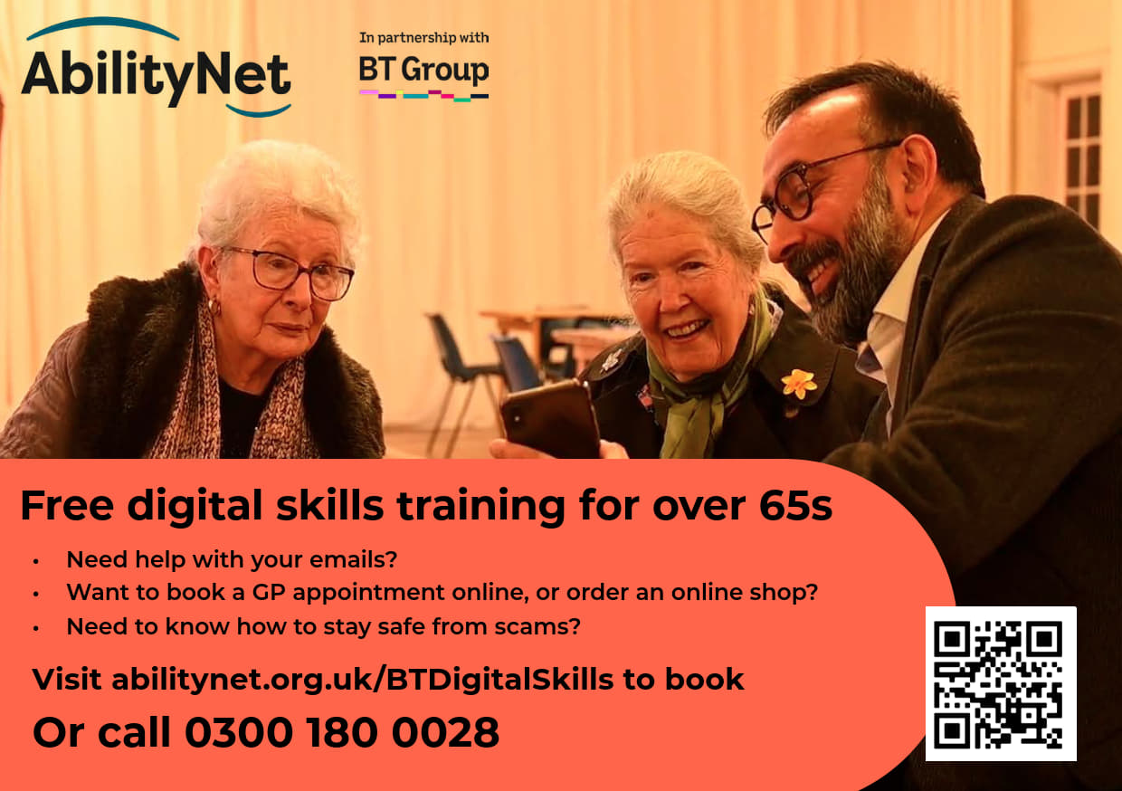 Free digital training for over 65s | Centre for Inclusive Living Perth ...