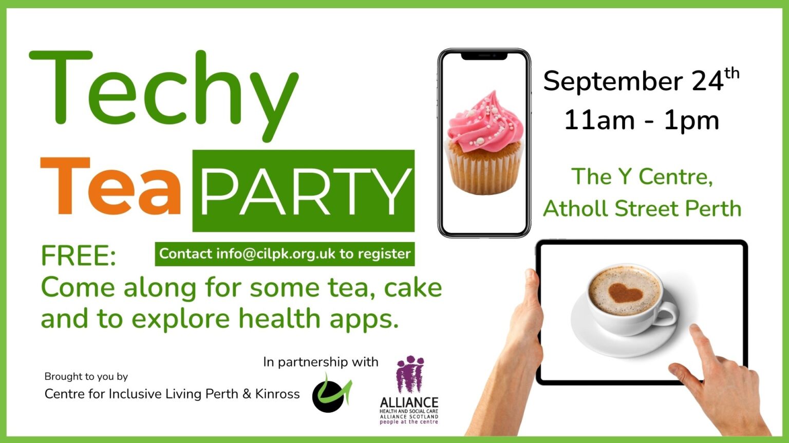 Techy Tea Party – Centre for Inclusive Living Perth & Kinross